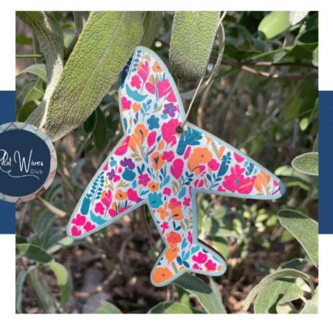 Floral Airplane Ornament - Pilot Wives Club